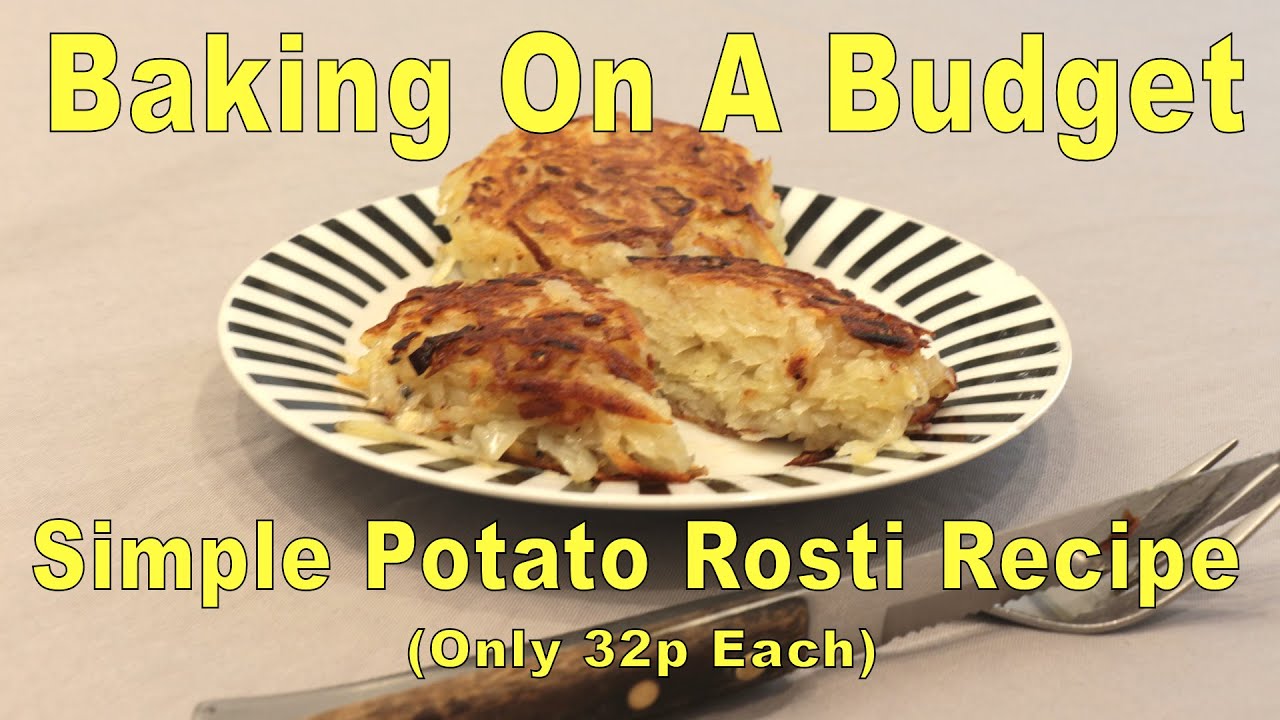 Simple Potato Rosti Recipe (Only 32p each) - YouTube