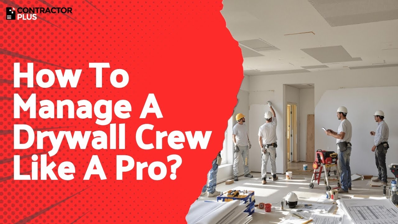 How To Manage A Drywall Crew Like A Pro? - YouTube