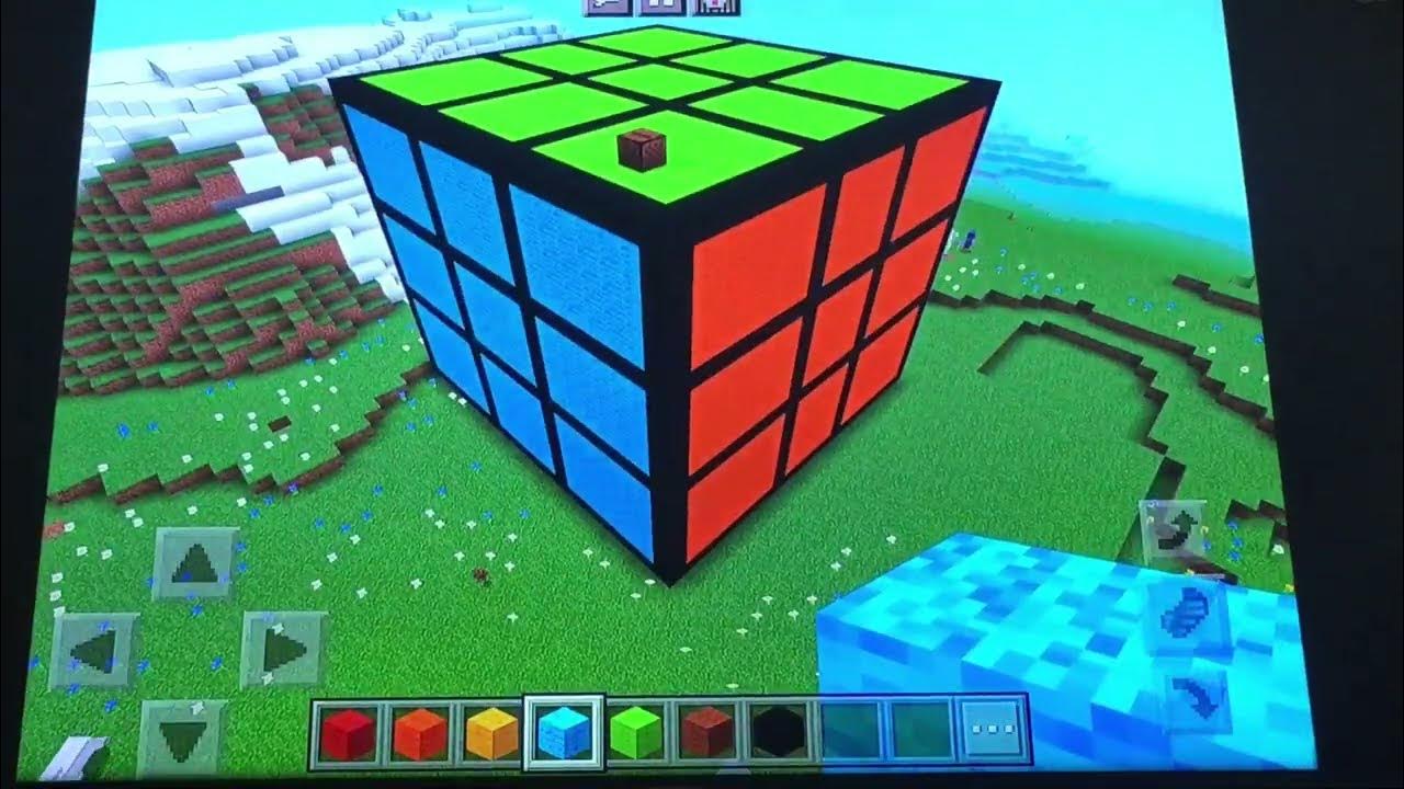 I Made a Solvable Rubik's Cube in Minecraft | working rubik's cube in Minecraft - YouTube