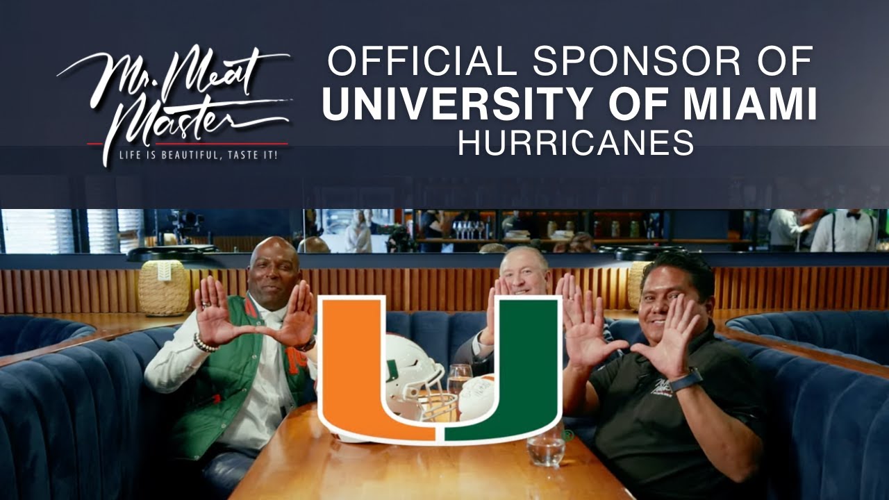 Mr. Meat Master teams up with the Miami Hurricanes - YouTube