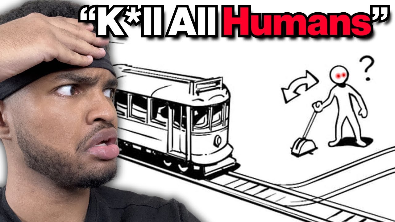AI Answers Insane Trolley Problem Questions - YouTube