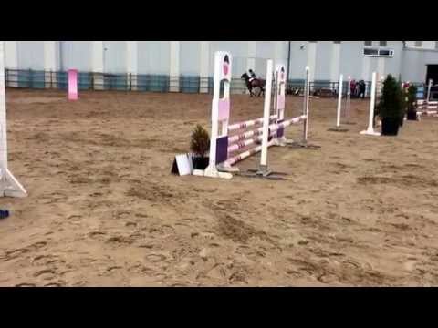 Me and Gemma wining sji final 80cm Connell hill 31/7/14