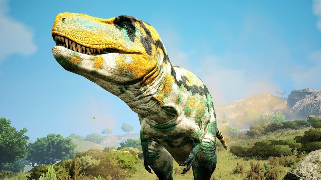 Tyrannosaurus rex gameplay (With commentary) - Path of titans - YouTube