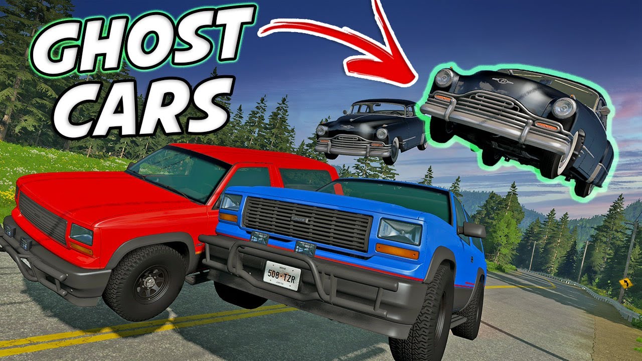 BeamNG HAUNTED CARHUNT Multiplayer! Hunted By Ghost Cars! Can We ...