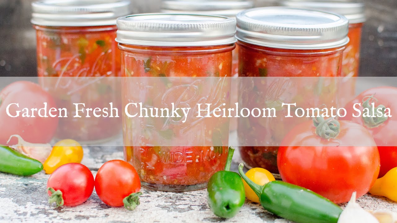 Chunky Tomato Salsa - YouTube