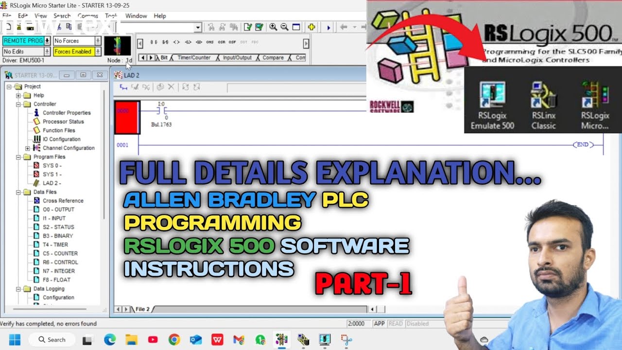 Instructions of rslogix 500, Rslogix 500 tutorial beginner, Rslogix 500 ...