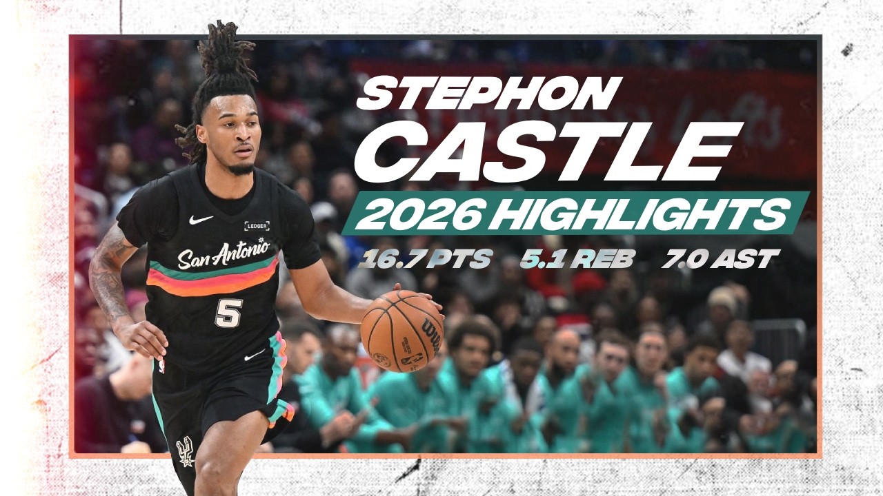 Best of Stephon Castle | 2025-26 Spurs Season Highlights - YouTube