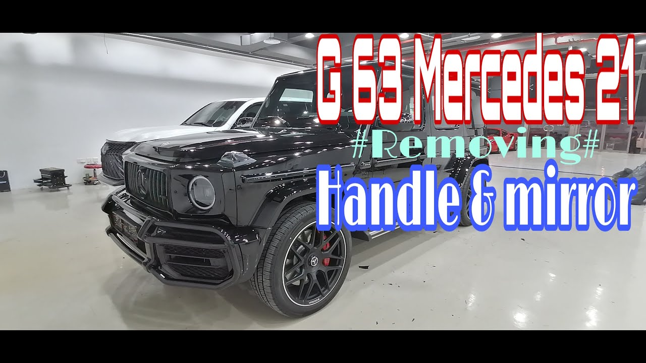 G63 Mercedes Removing handle & sidings/ mirror - YouTube