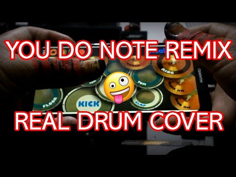 YOU DO NOTE REMIX! 😂 real drum cover - YouTube