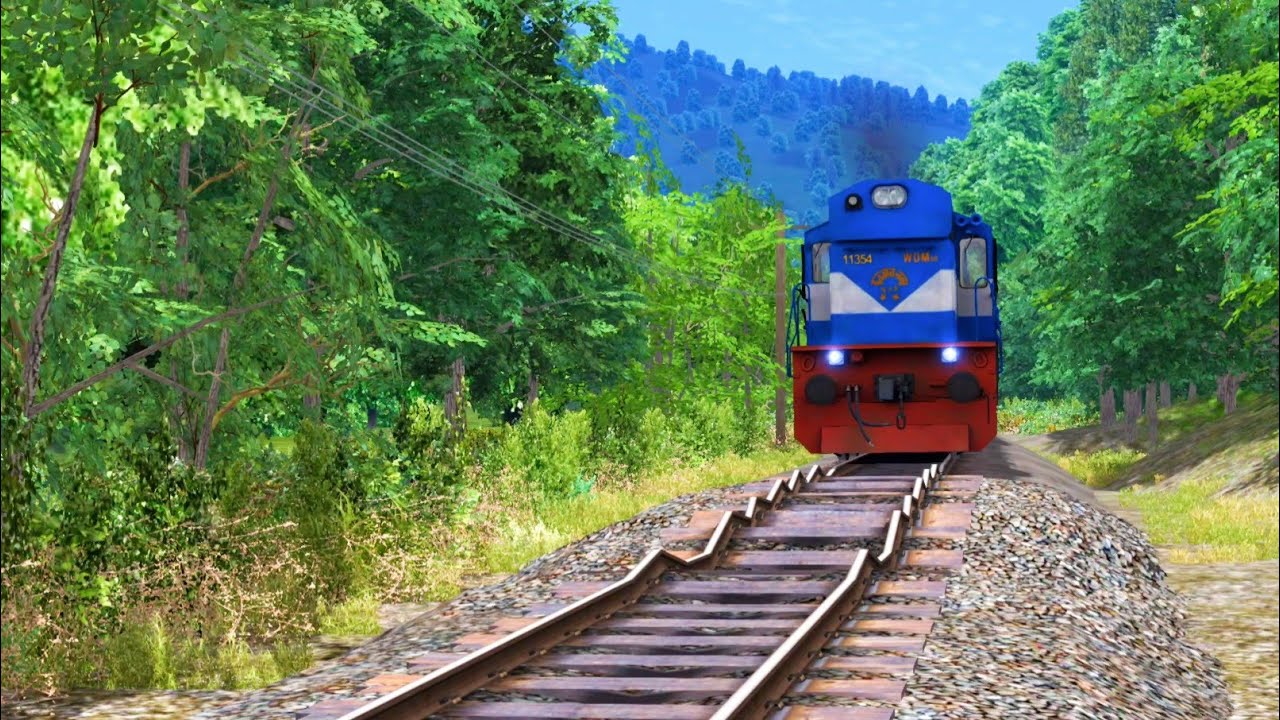 TRAINS RUNNING ON BUMPY RAILROAD TRACKS | RISKY TRACKS #train - YouTube