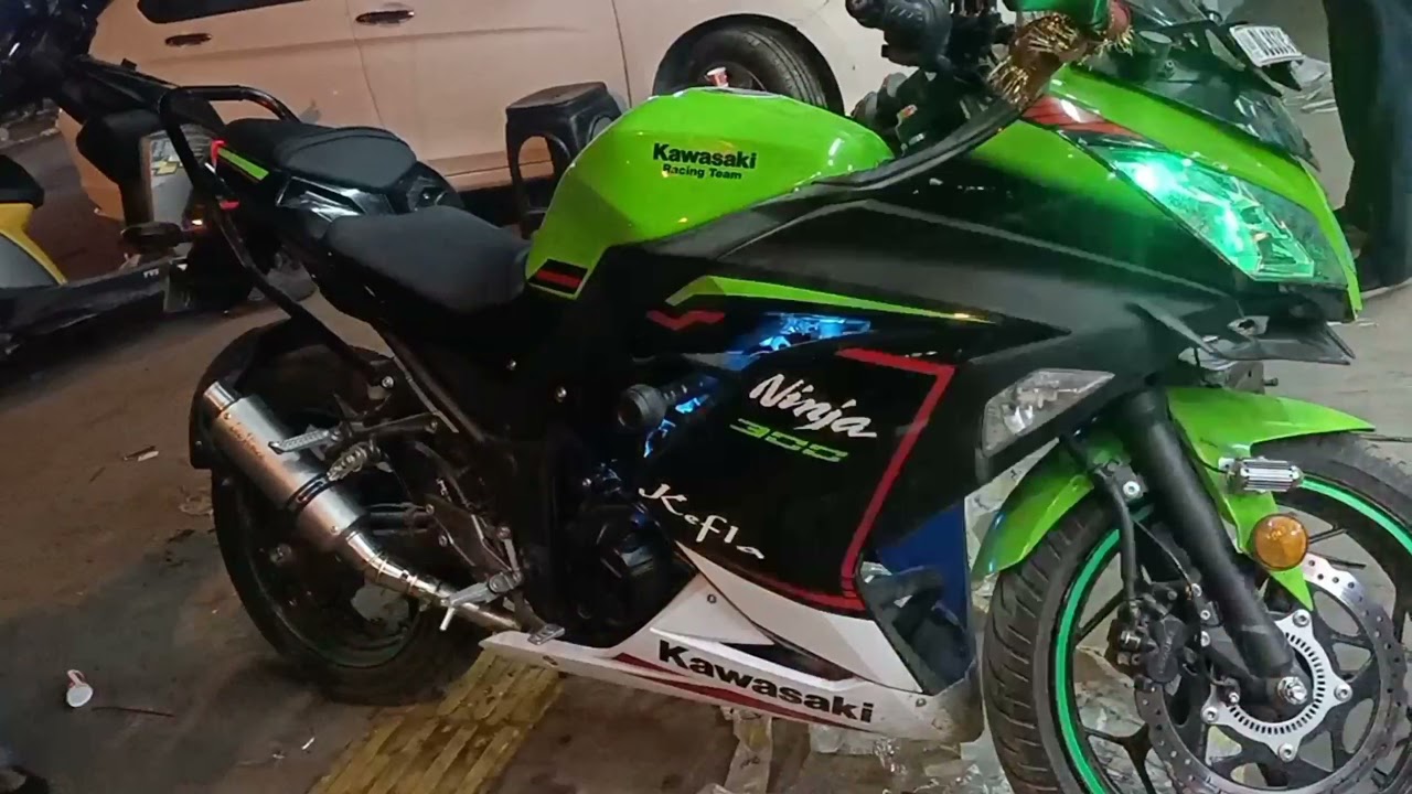 Ninja 300 modified install exhaust Leo Vince #ninja300 #exhaust #ninja ...