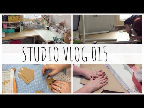 STUDIO VLOG 015 | ms.paperlover/mspaperloverdesigns | Packing and Craft Room Organisation (again!)