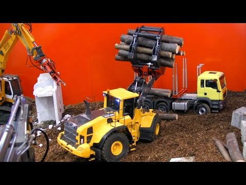 RC Volvo L250G Wheel Loader with High Lift for Wooden Transport ...