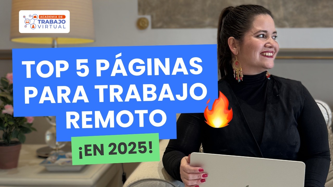 Mejores PÁGINAS para encontrar trabajo virtual en 2025🔥📈 | TOP 5 ...