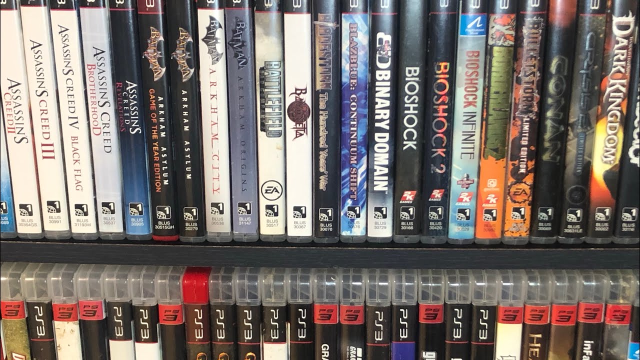 My Entire PS3 Game Collection - YouTube