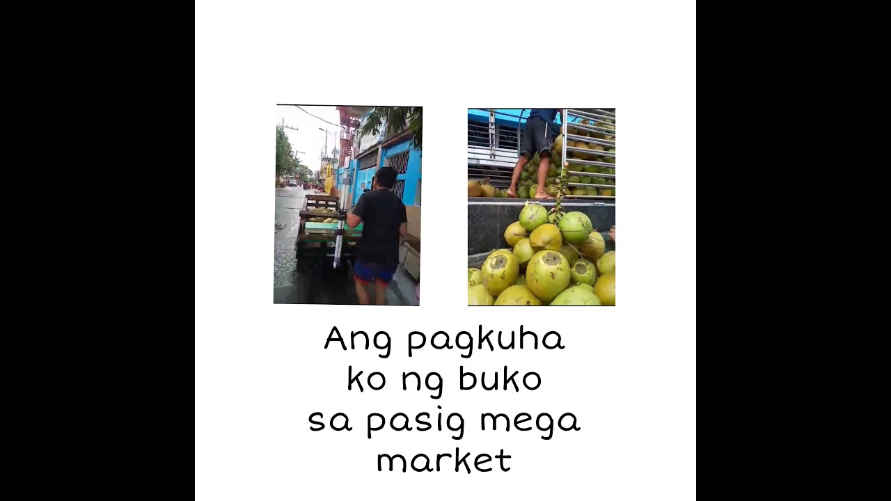 Ang pagkuha ng buko sa pasig palengke - YouTube