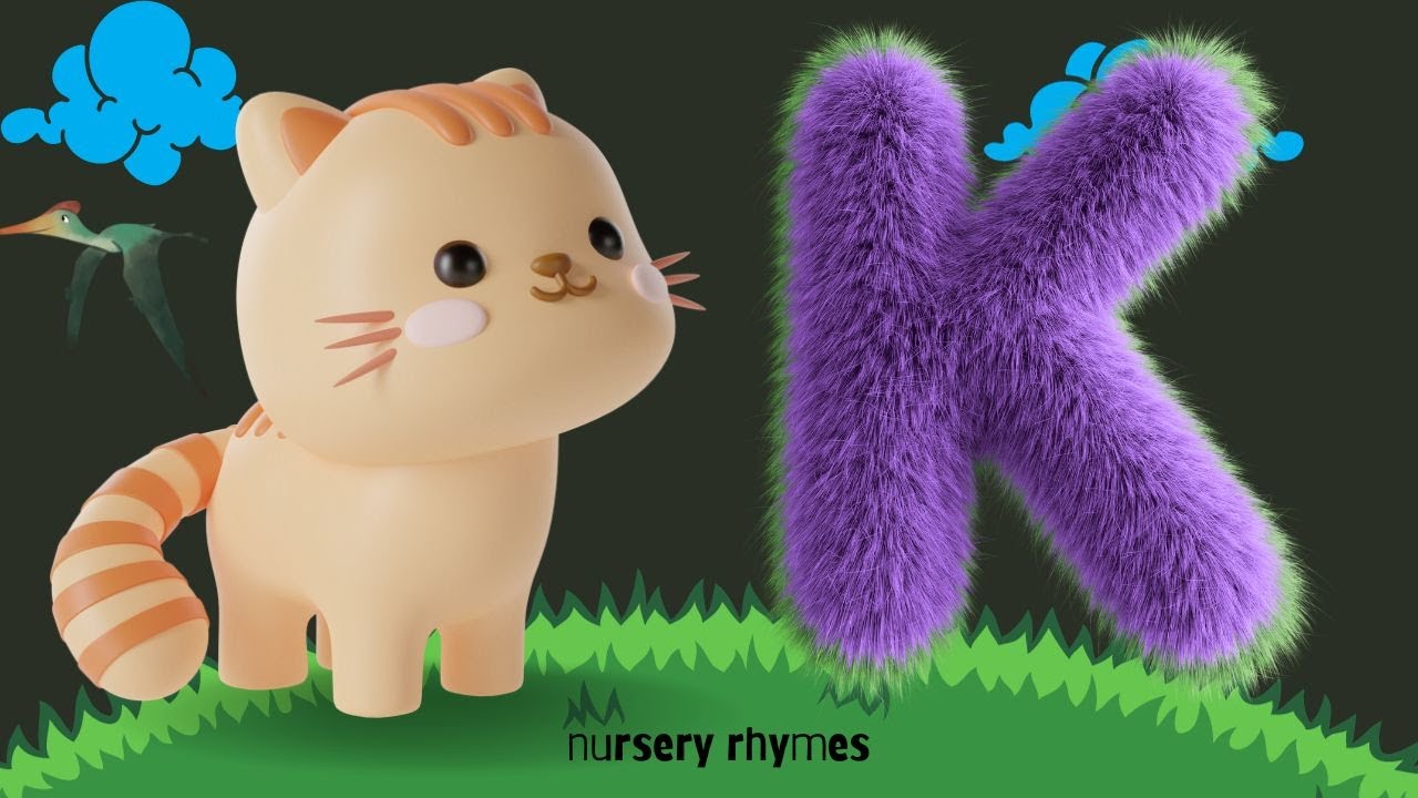 K is for Kitty | The Letter K | Let's Learn About The Alphabet ...