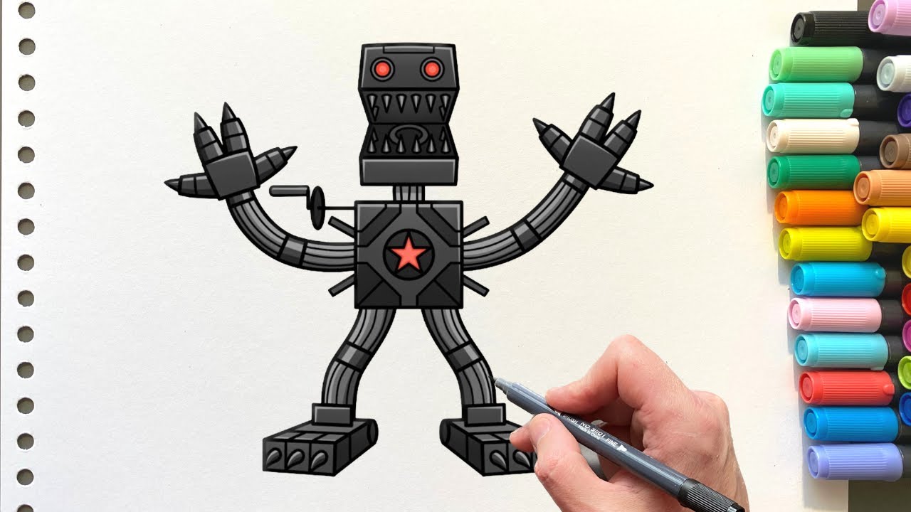 How to DRAW ROBOT BOXY BOO | Project Playtime | Poppy Playtime - YouTube