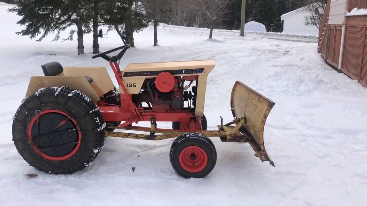 Case 195 1968 with blade walk around - YouTube