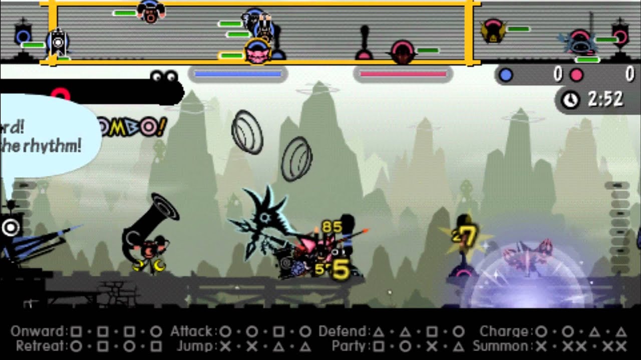 Patapon 3 Walkthrough pt 19: Bird or Beast Offense or Defense - YouTube