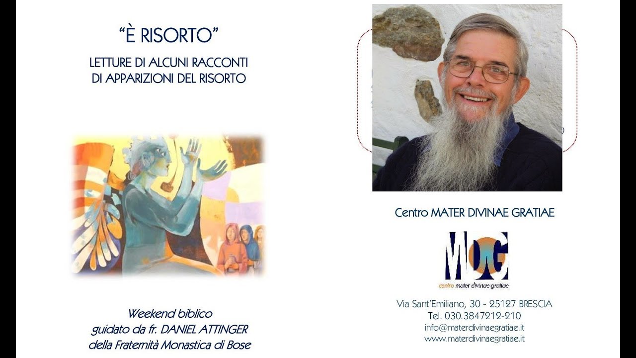 Daniel Attinger "E' risorto!" (1) - YouTube