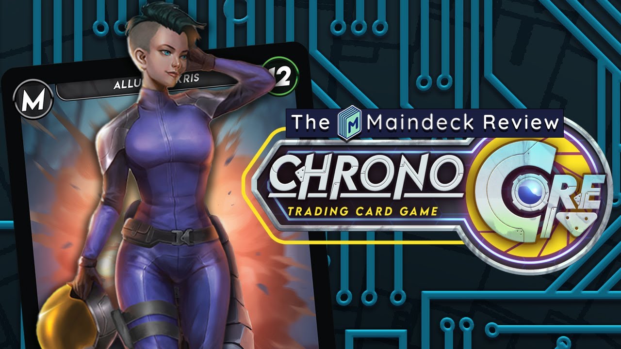 This TCG is MECHA BATTLE MAYHEM! Chrono Core TCG - The Maindeck Review - YouTube
