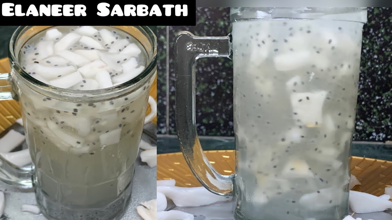 Best Ever Summer Drink Tried at Home | Madurai Special Elaneer Sarbath ...