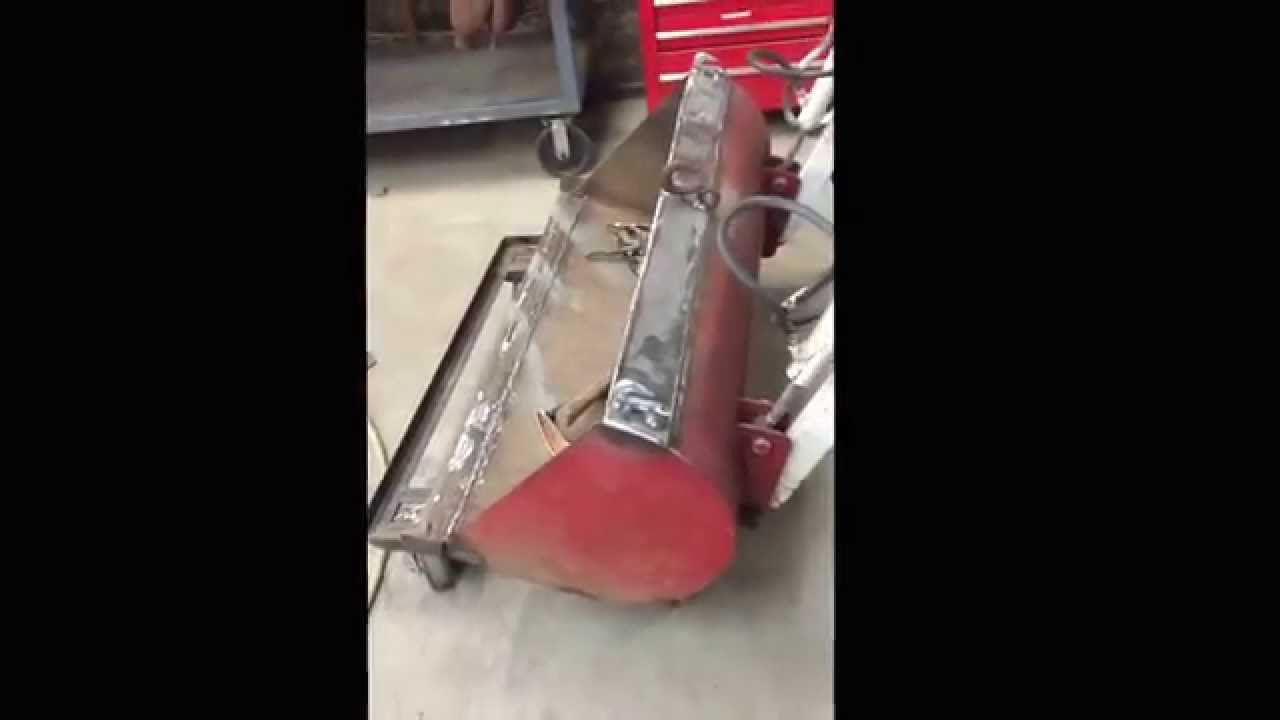 Kwik way loader from gravley 814 tractor - YouTube