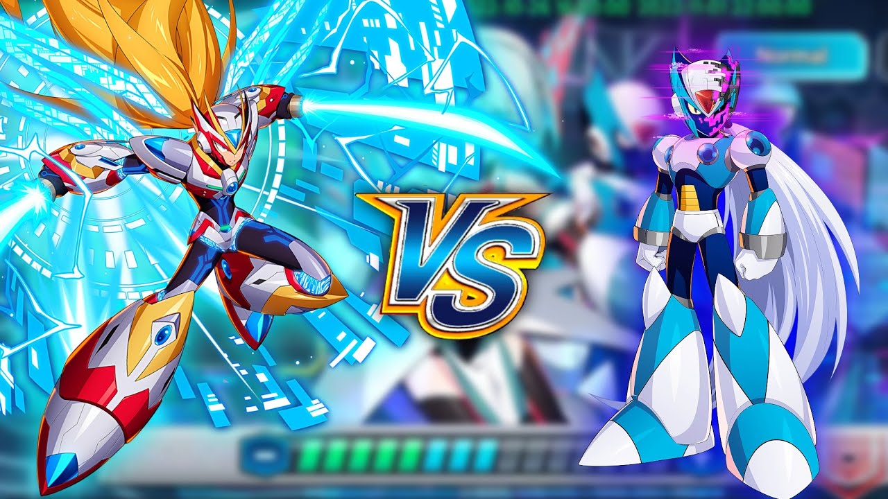 DiVE Armor Zero Vs ViA - Boss Battle (Difficulty 7-8) Mega Man X DiVE ...