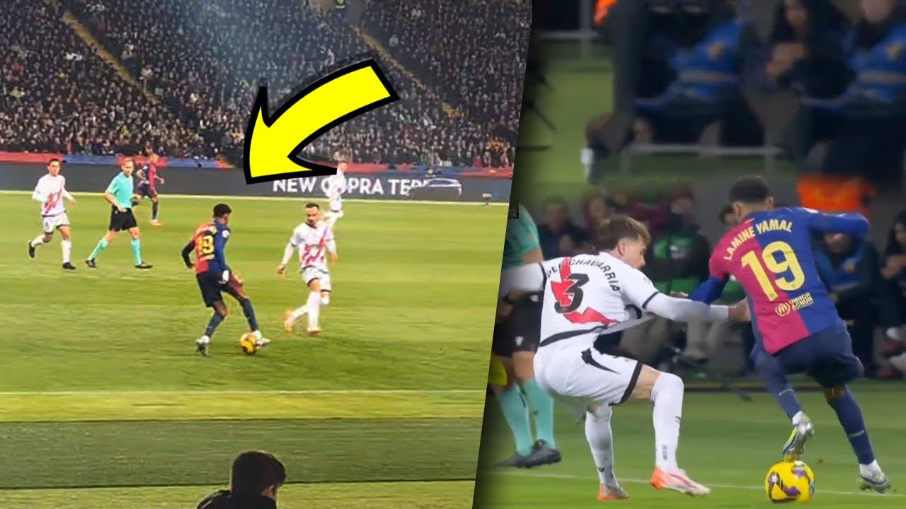 Lamine Yamal vs Rayo Vallecano - Crazy Skills - Barcelona vs Rayo ...