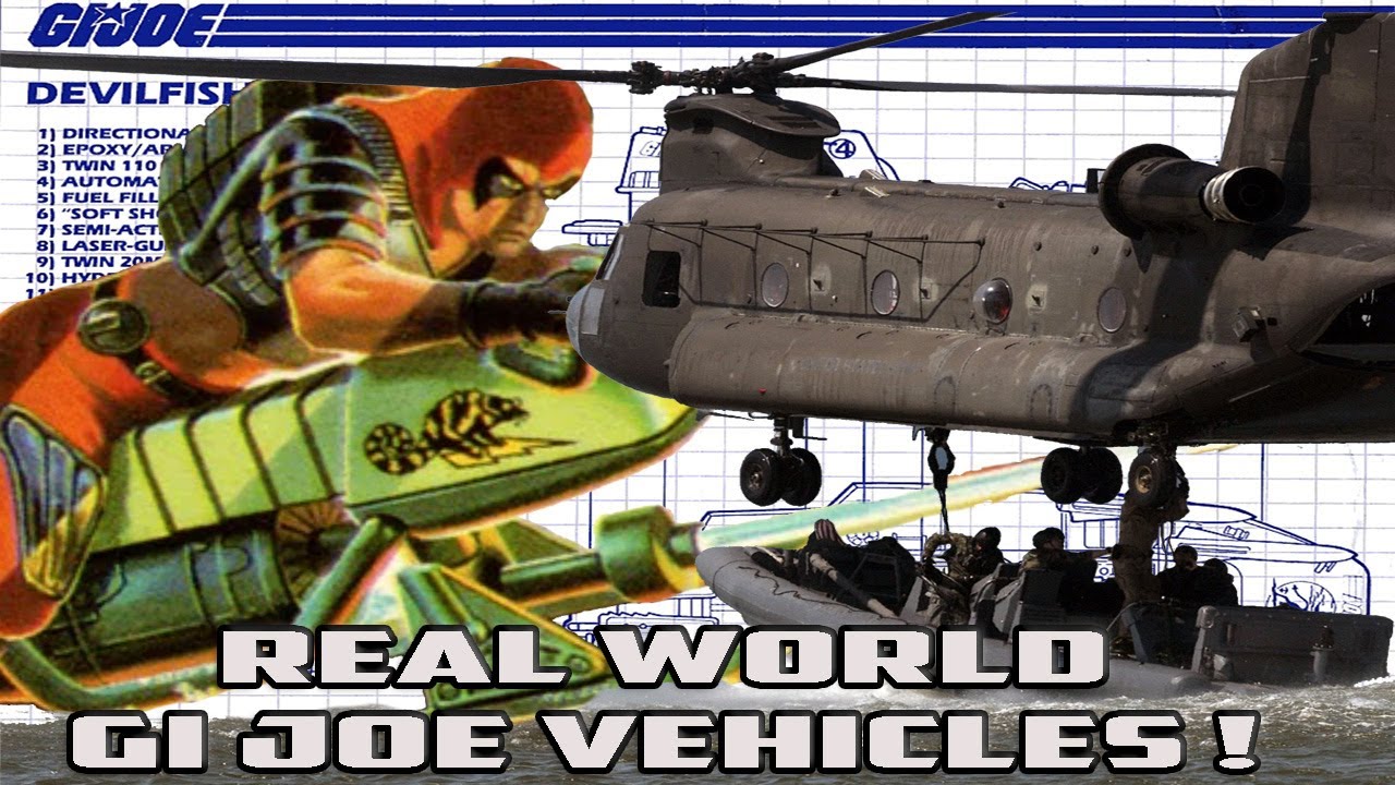 GI JOE VEHICLES and Their Real World Counterparts! Part 5! - YouTube