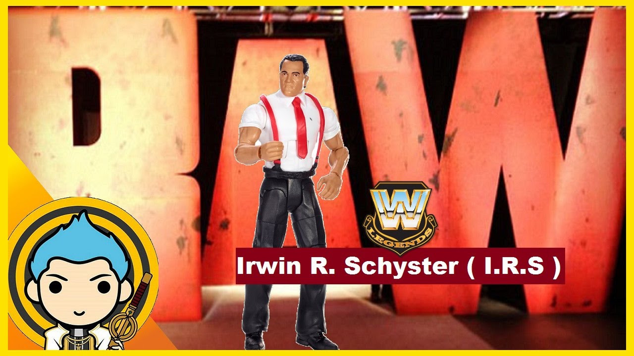 WWE Figuren Review 2017 #01 I.R.S Irwin R. Schyster - YouTube