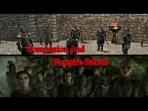 Skyrim Mods: Vampire And Companion Patrol Pack (PS4/XBOX1/PC) - YouTube