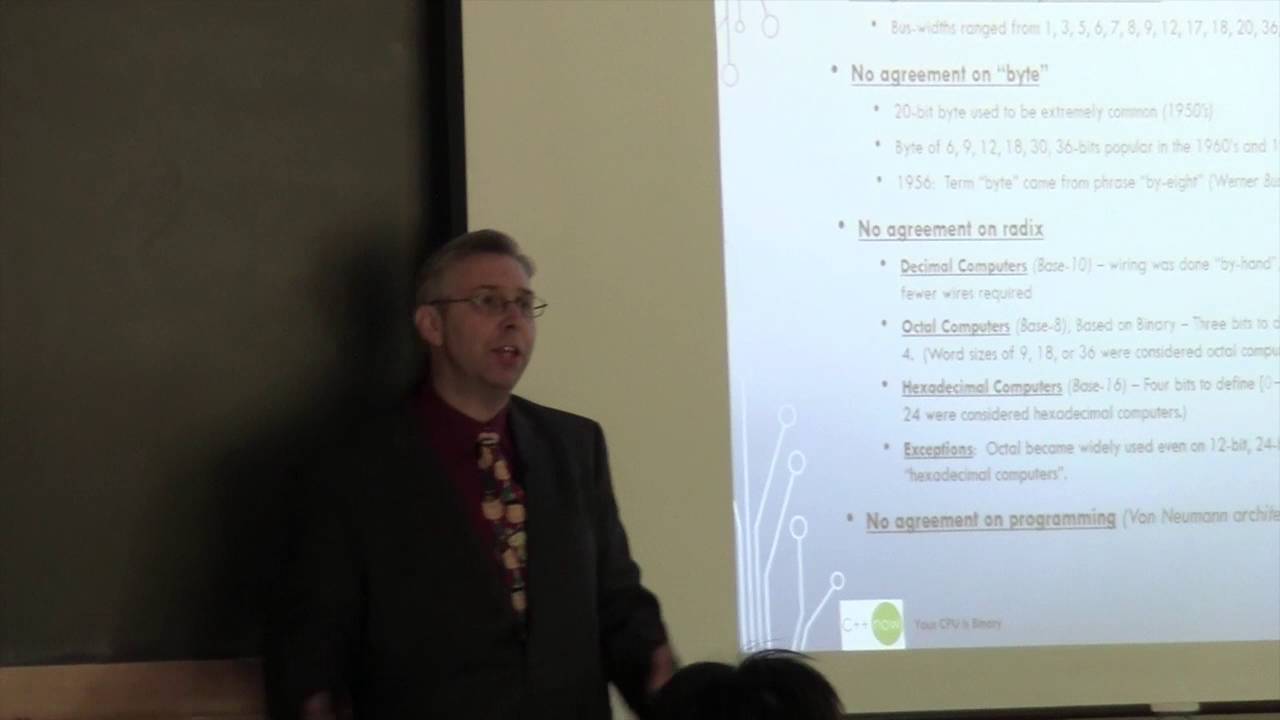 Charles Bay: Your CPU is binary - YouTube