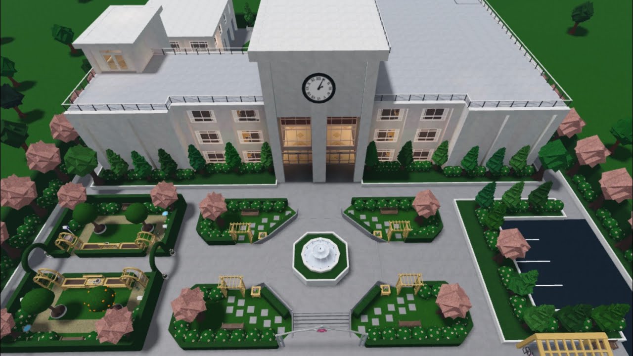 Akademi High School Roblox Bloxburg Nannoxroblox Youtube
