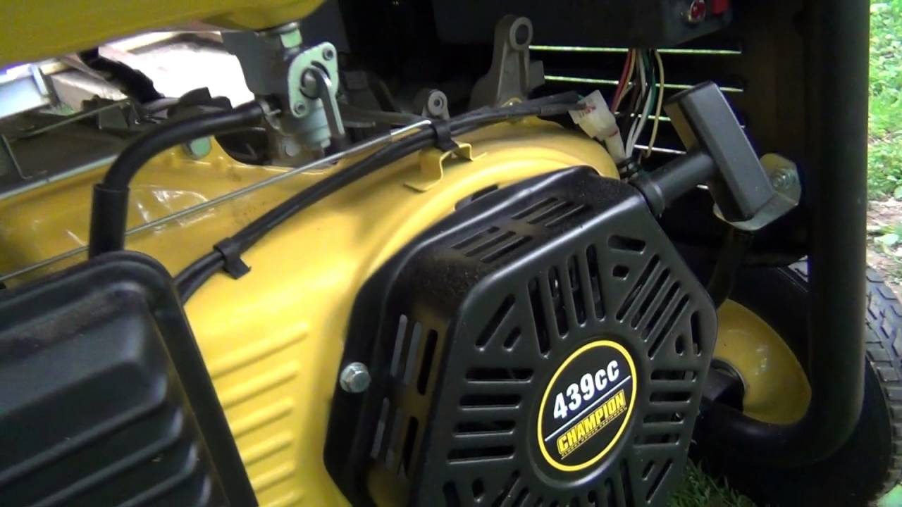 Introducing Champion Generator 9000/7000 watts 439cc - YouTube