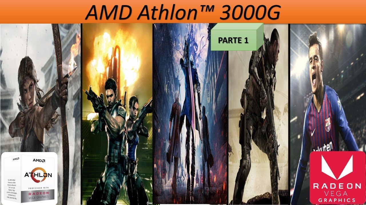 AMD ATHLON 3000G | ¿Qué juegos puede correr en este 2023 | Radeon Vega ...