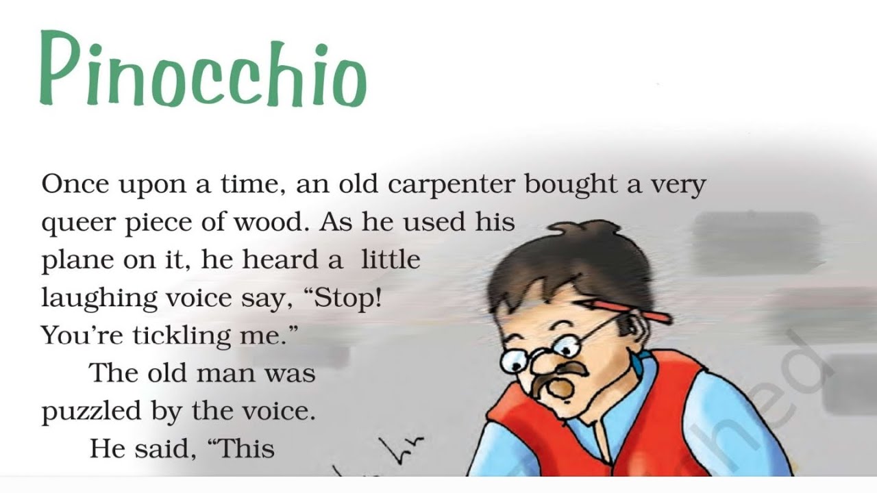Class 4 chapter Pinocchio chapter explanation exercise ncert book english solution by @KVS ...