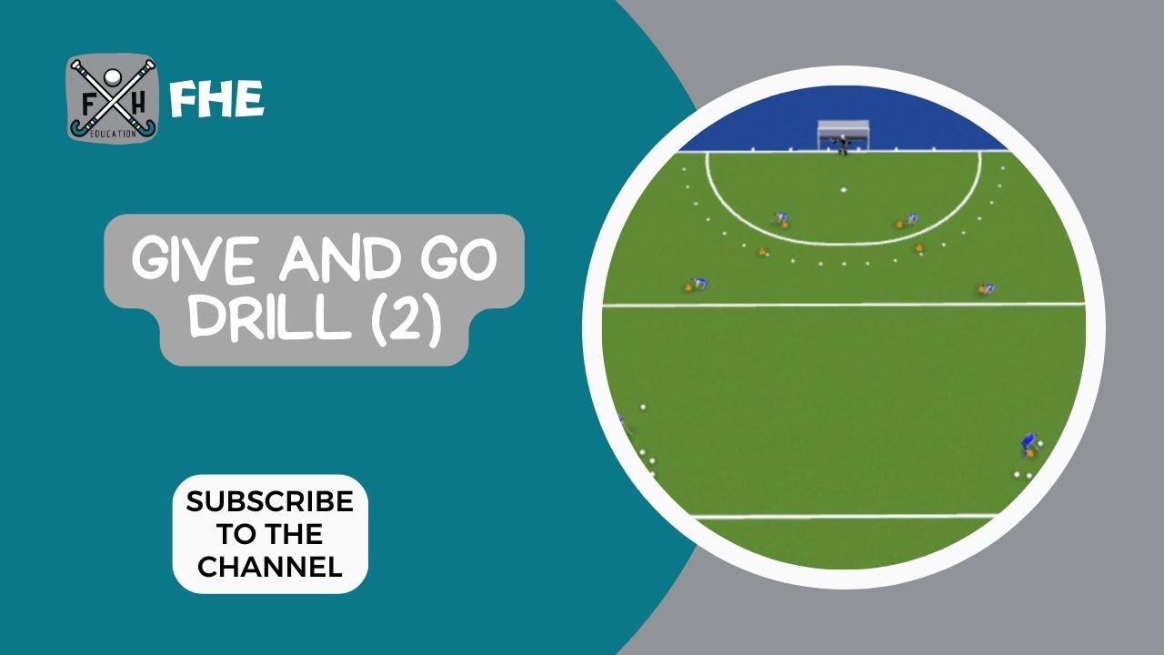 FIELD HOCKEY GIVE AND GO DRILL (2) for all COACHES - YouTube