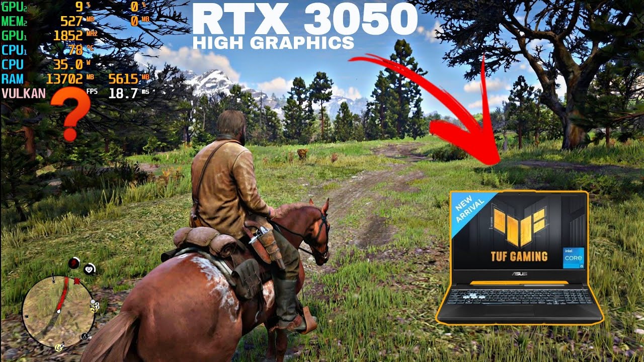 Red dead redemption 2 #rdr2 How much fps ? in High graphics test in ...