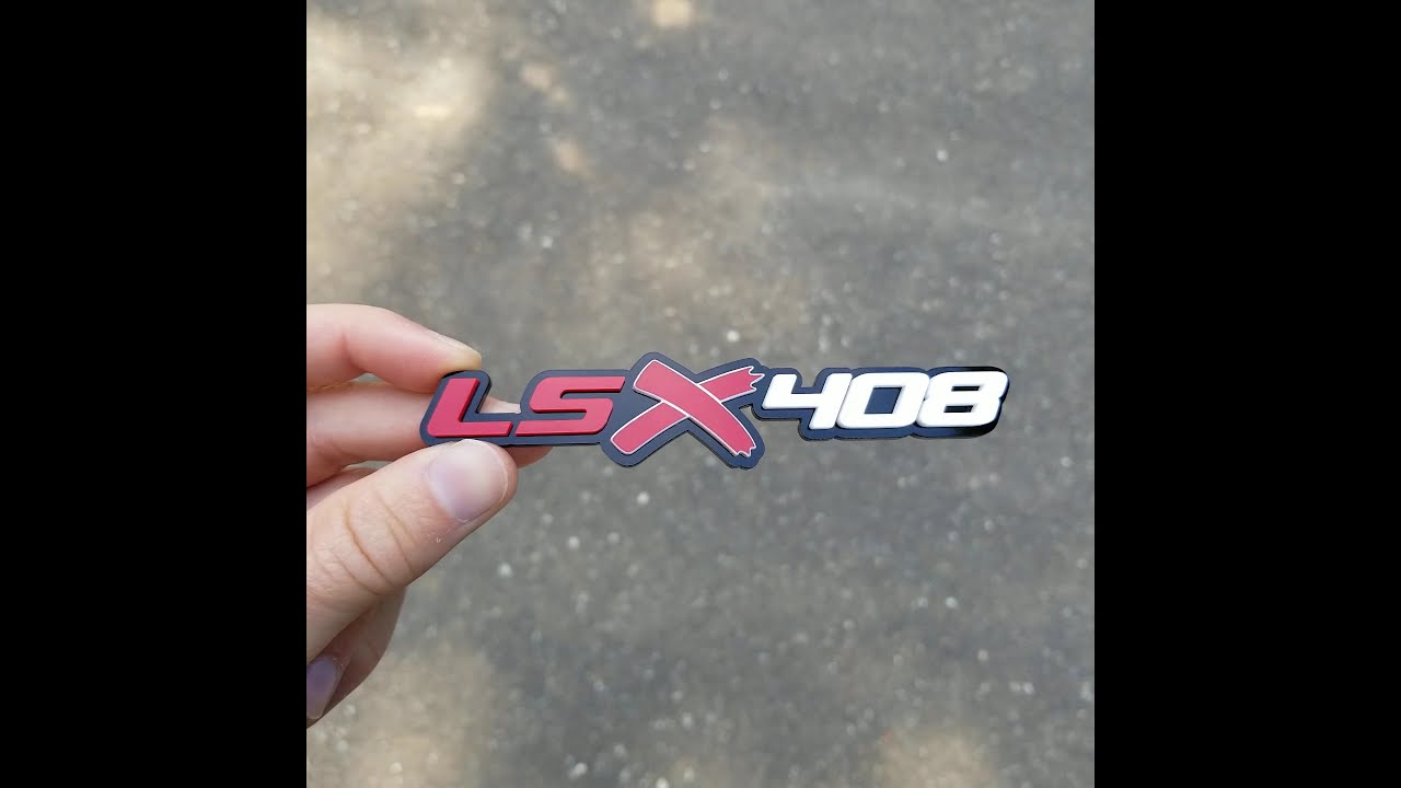 LSX 408 Emblem - YouTube