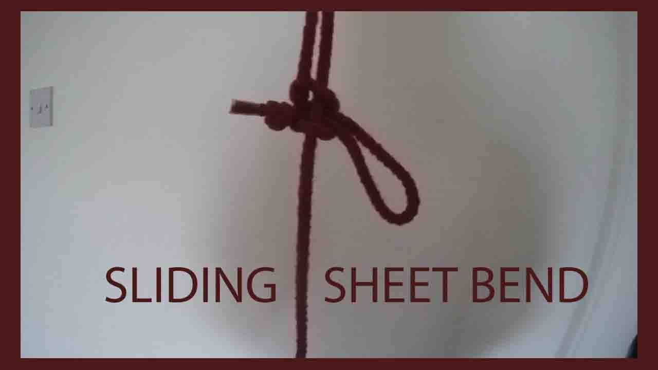 How to tie a Sliding Sheet Bend - YouTube