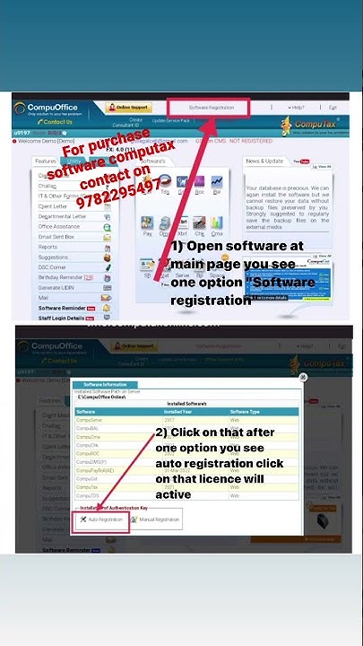 Computax demo registration of software computax south computax india computax purchase - YouTube