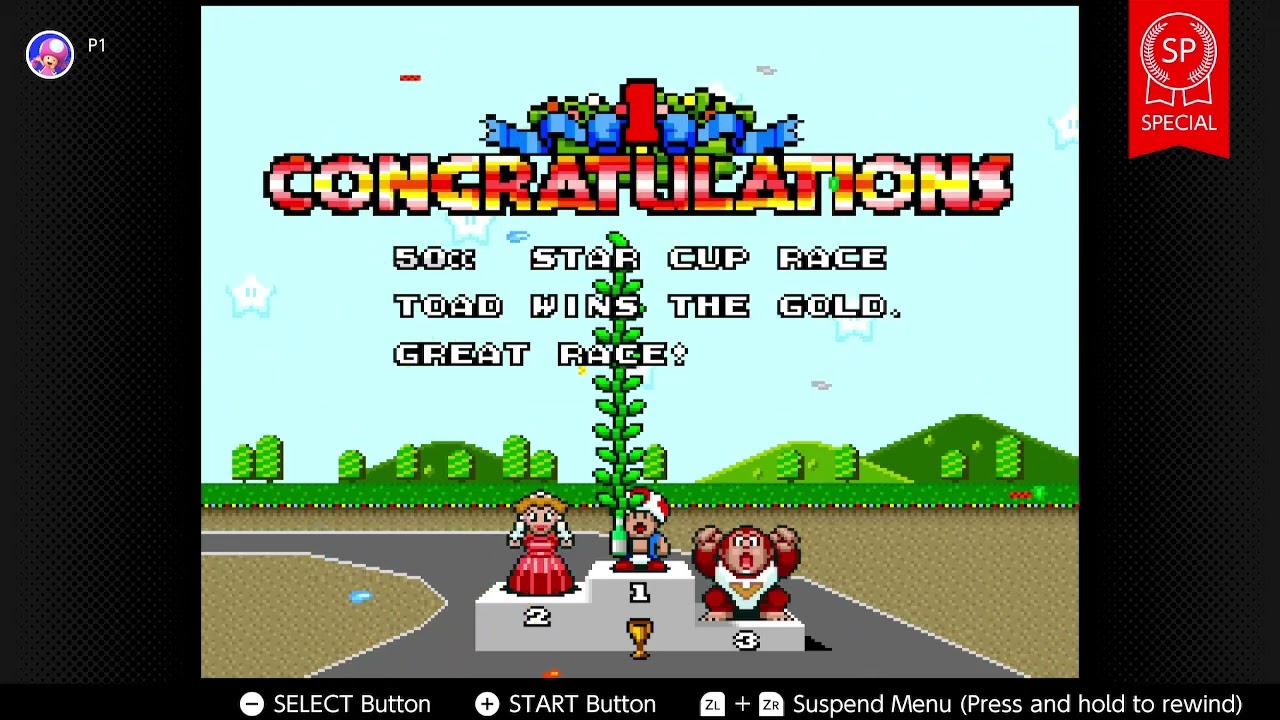 The Winning Screen: Super Mario Kart - YouTube