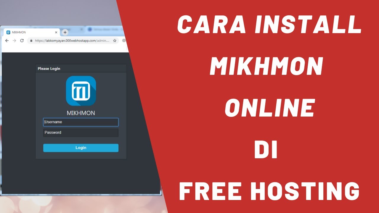 Cara Install Mikhmon Online di Free Hosting - YouTube