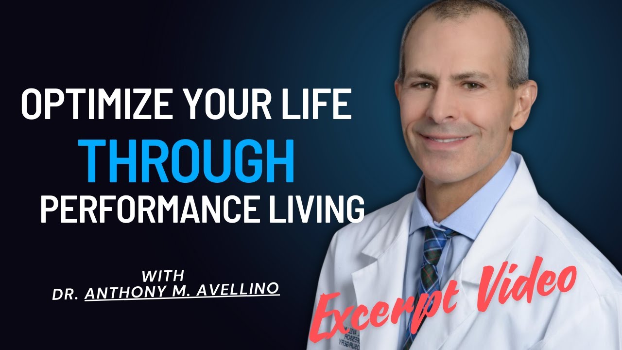 Excerpt--Performance Living-Optimize Your Life Chapter 3 with Dr ...