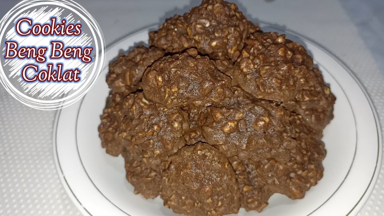 RESEP COOKIES BENG BENG COKLAT KACANG TANAH - YouTube