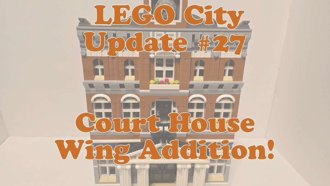 LEGO City Update #27 Town Hall Wing! - YouTube