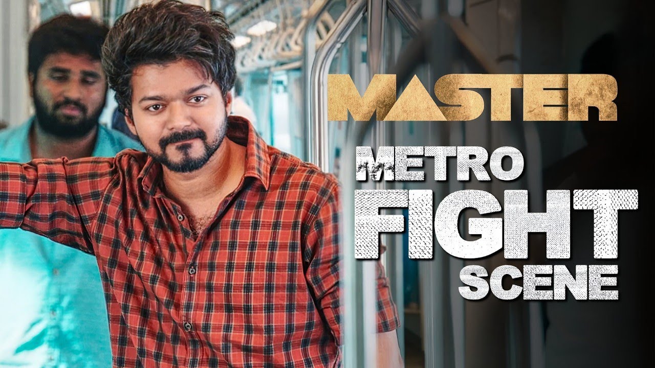 Metro Fight Scene | Master | Vijay | Vijay Sethupathi | Malavika ...