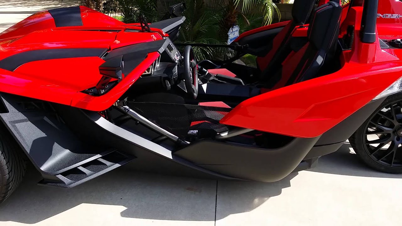 Racing Inspired Door Nets for the Polaris Slingshot - YouTube